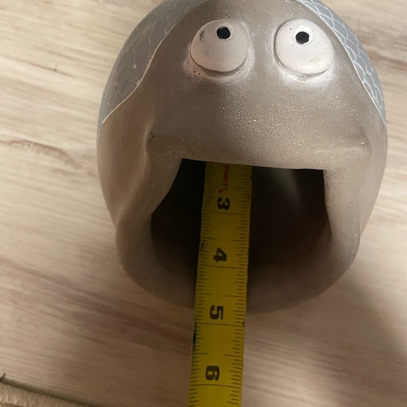 Accents | Big Mouth Blue Cement Fish Planter | Poshmark